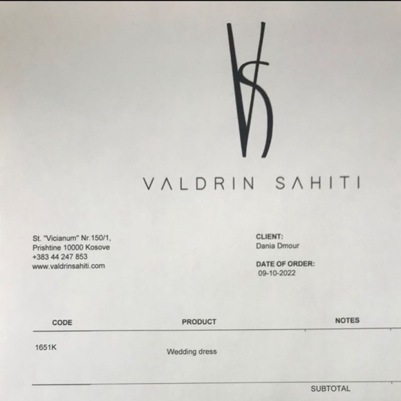 Valdrin Sahiti | Dresses | Valdrin Sahiti Wedding Dress | Poshmark